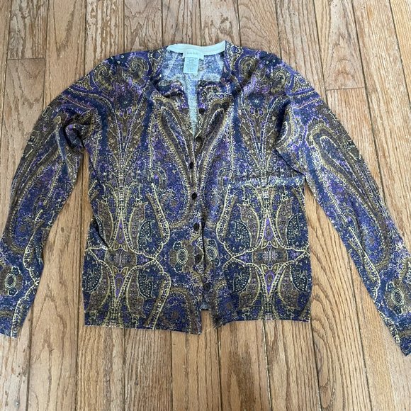Kate Hill | Sweaters | Womens 0 Merino Wool Lightweight Cardigan ...